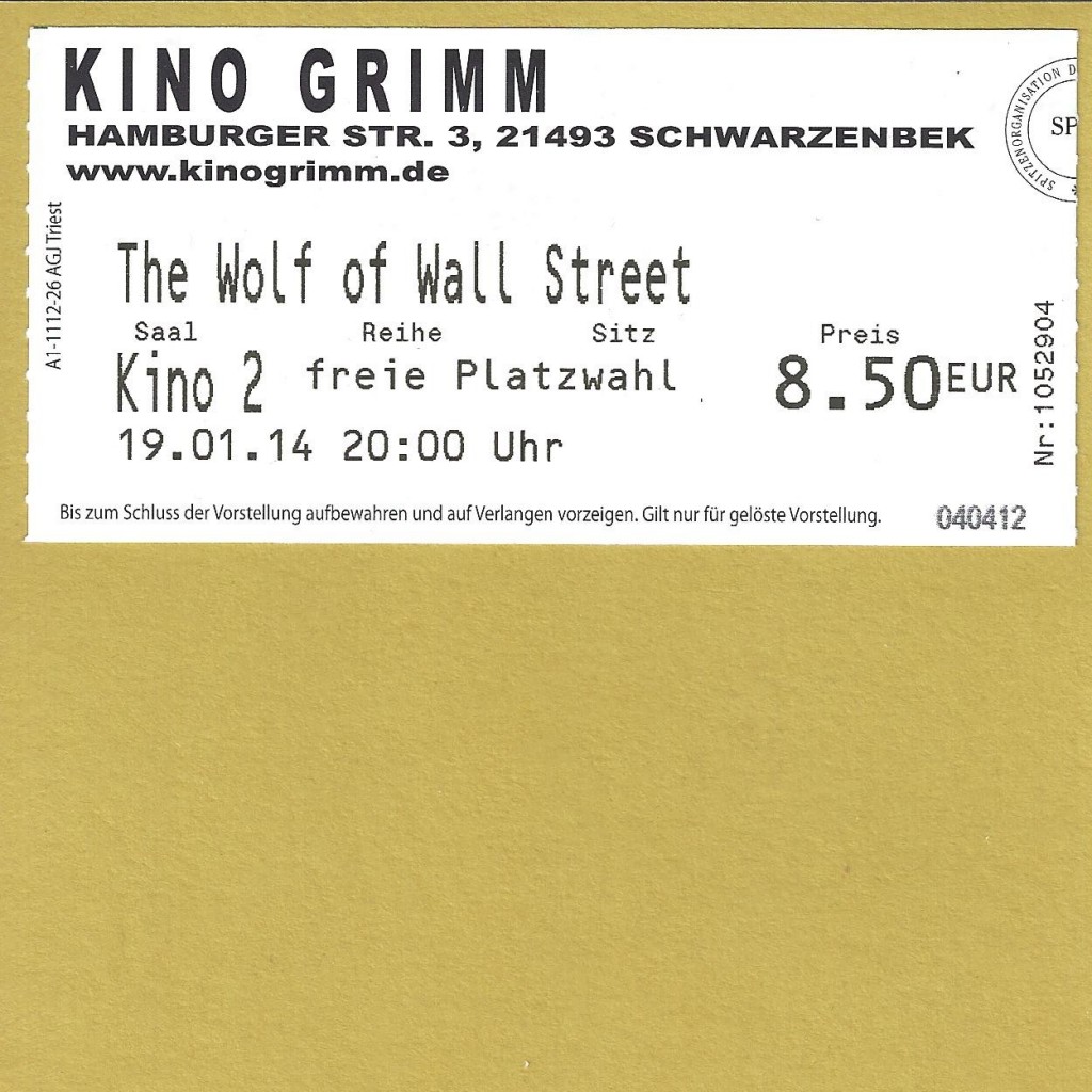 Kino – The Wolf of Wall Street | ::. Uwe Brandt